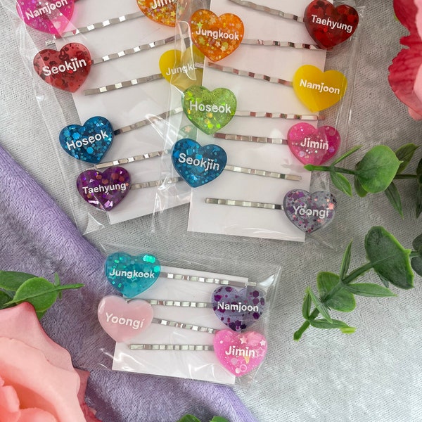 Bts Hair Clip - Etsy