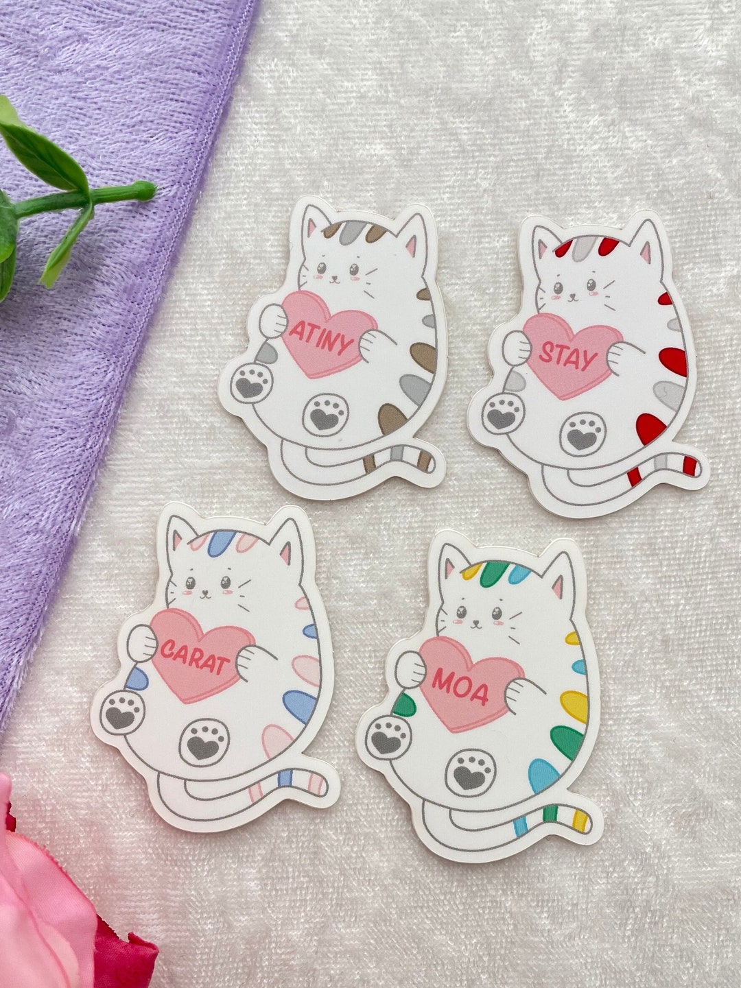 Kpop Sticker Multifandom Kitties - Etsy