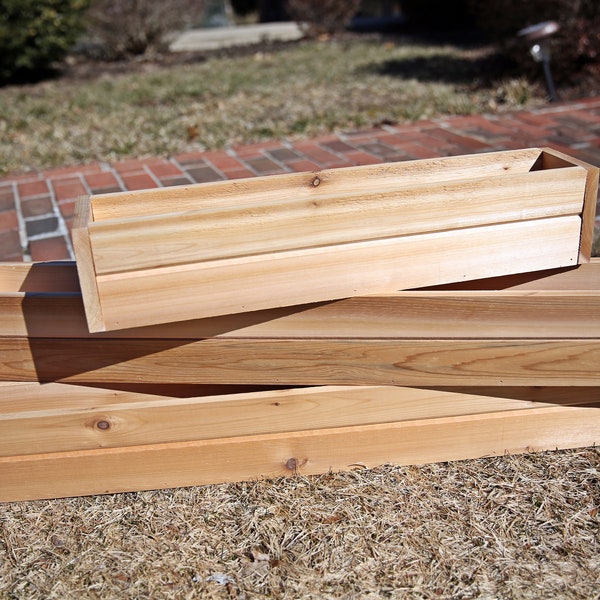 Cedar Window Boxes - Etsy