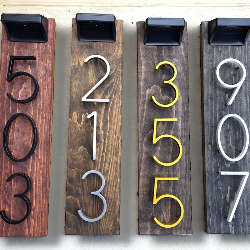 Led House Numbers - Etsy