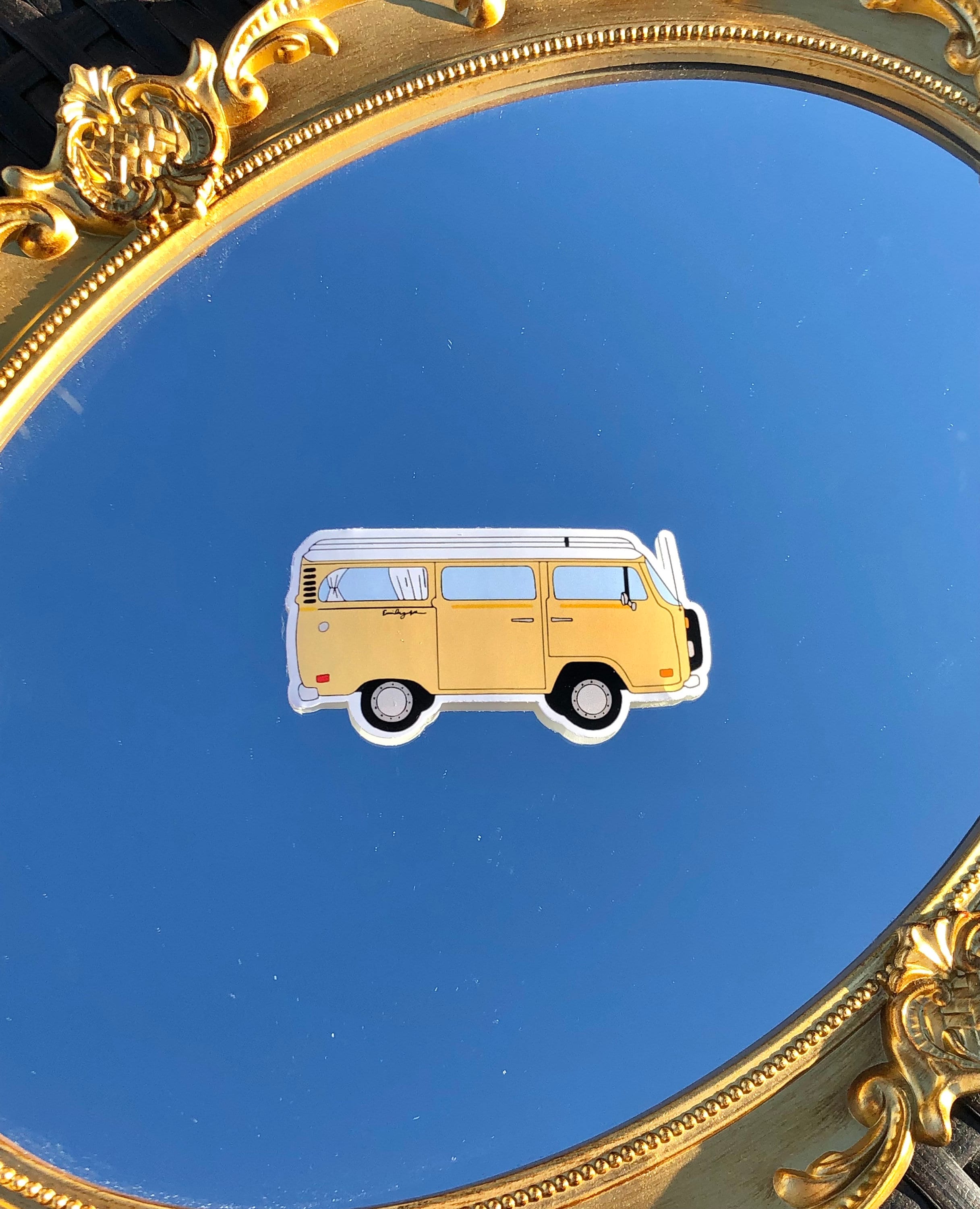 Vintage 70's Van Sticker - Etsy