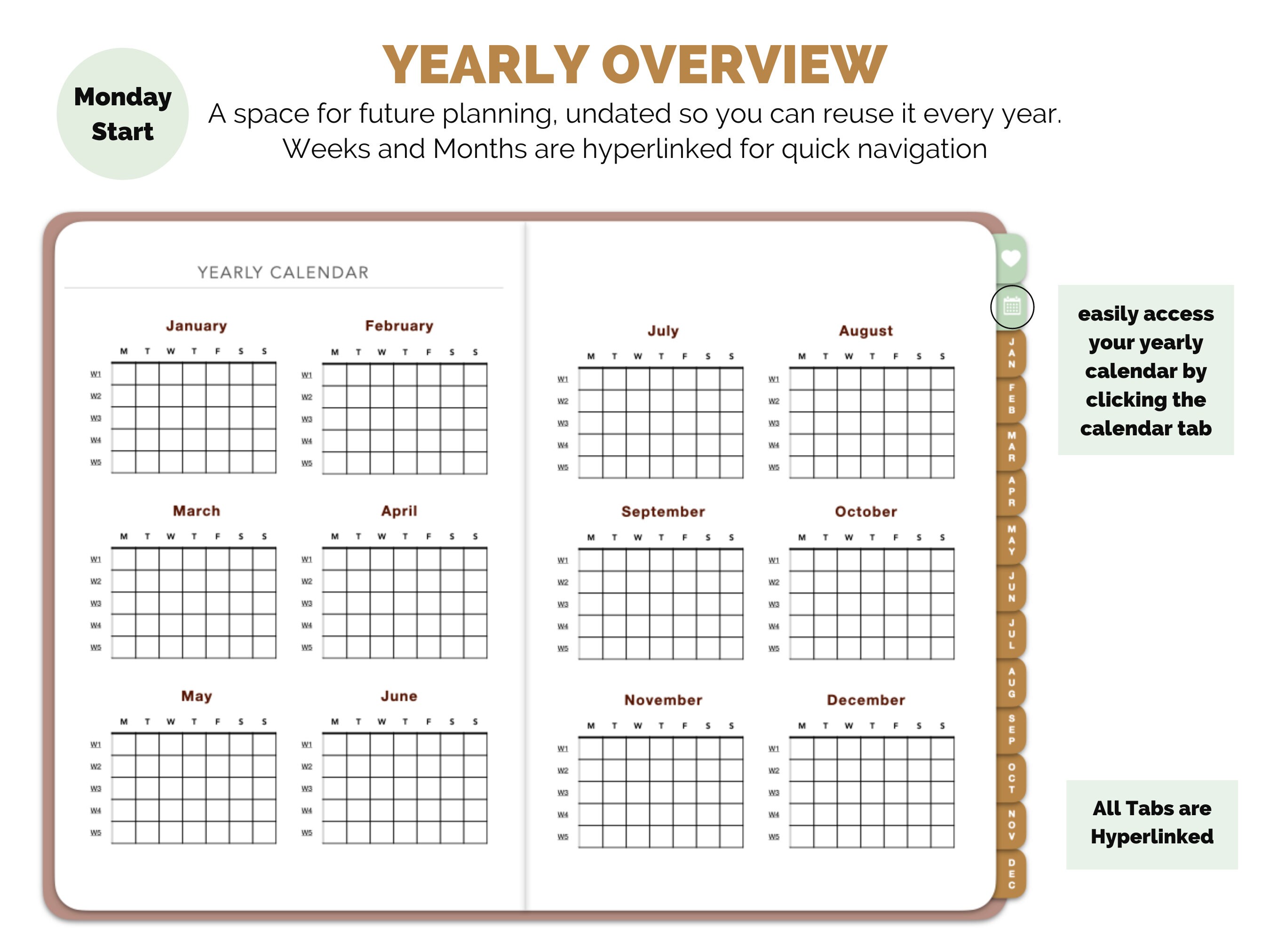 Digital Undated Homeschool Planner Homeschool Planner - Etsy