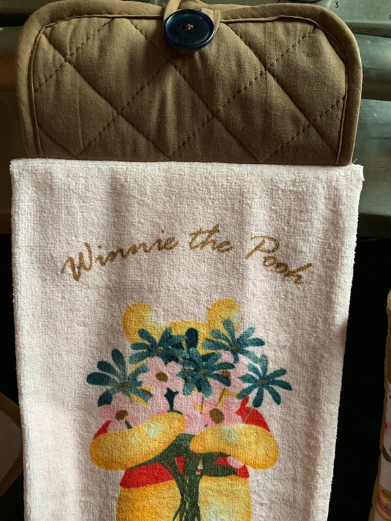 Winnie the Pooh and Friends Hand Towels Oven Gloves and Pot | Etsy