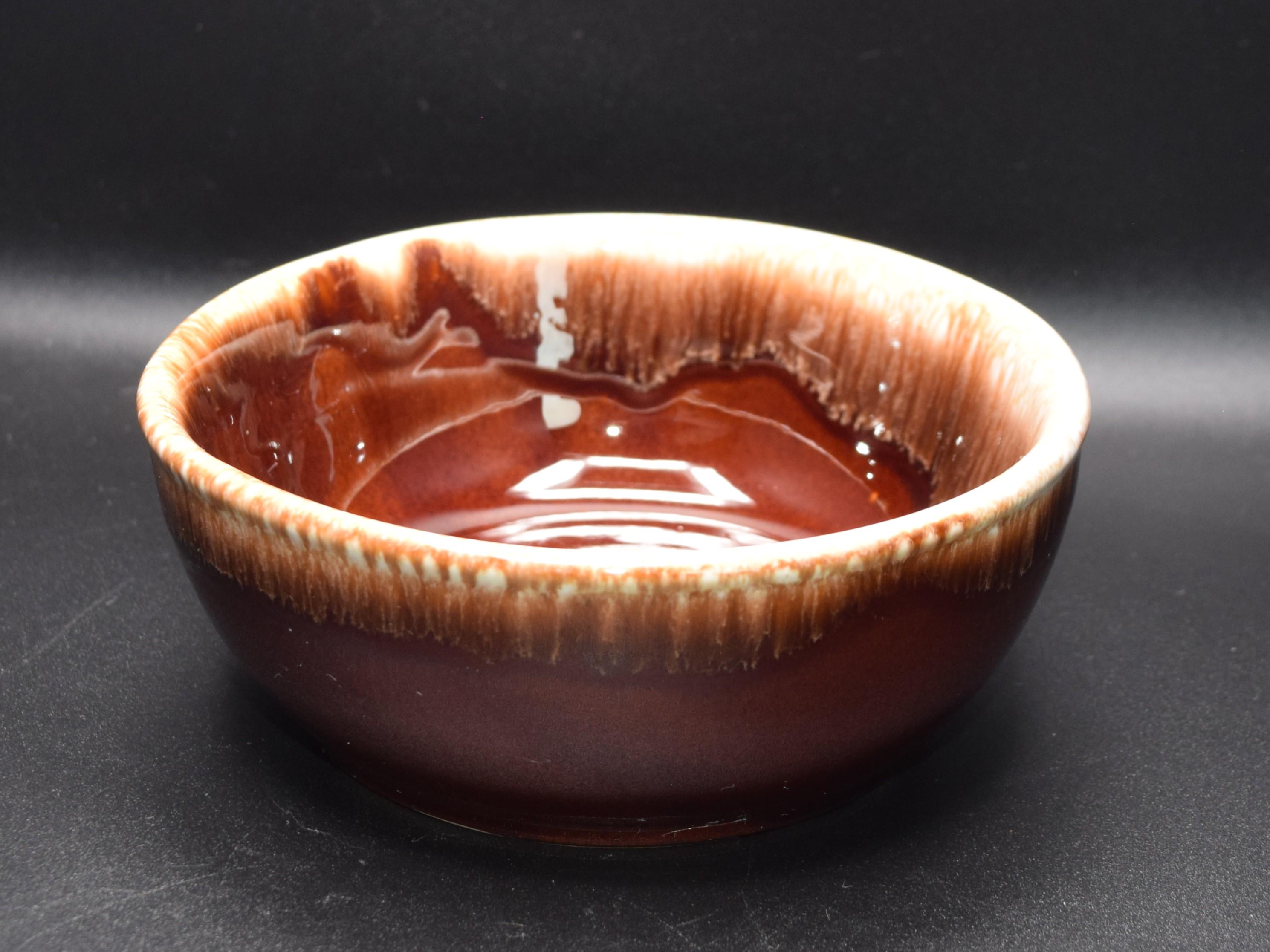 Vintage Hull Pottery Brown Drip Glaze Dinnerware Set. 1960s. - Etsy