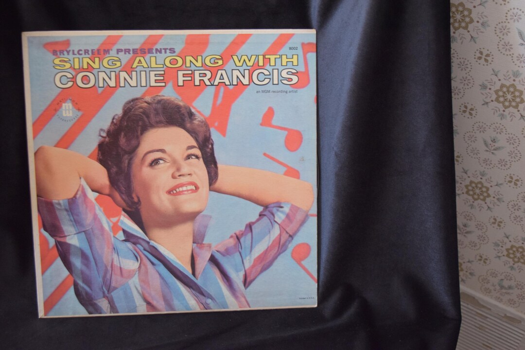 Connie Francis "sing Along With Connie Francis" Vintage Vinyl LP ...