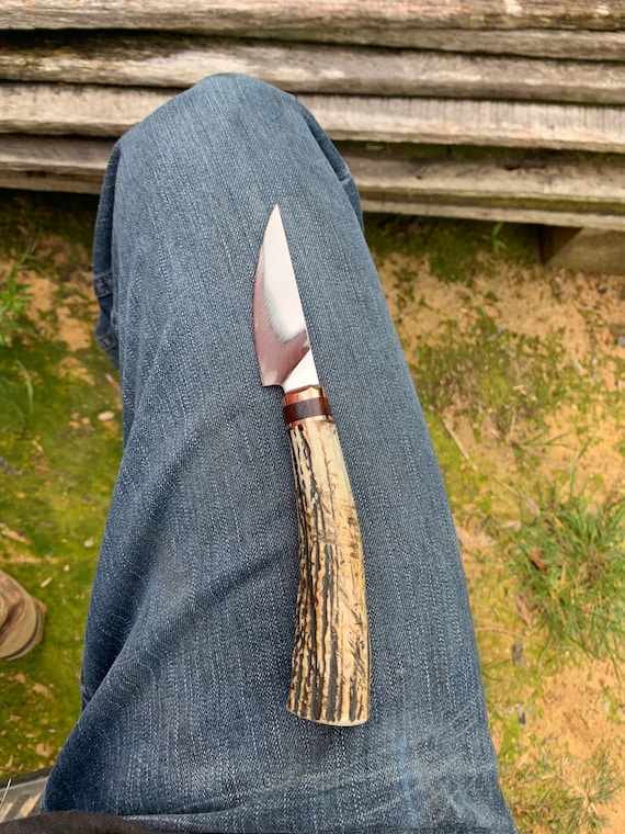 Custom Hidden Tang Skinning Knife | Etsy