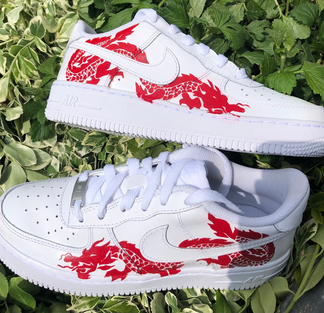 Custom Dragon Air Force 1s - Etsy UK