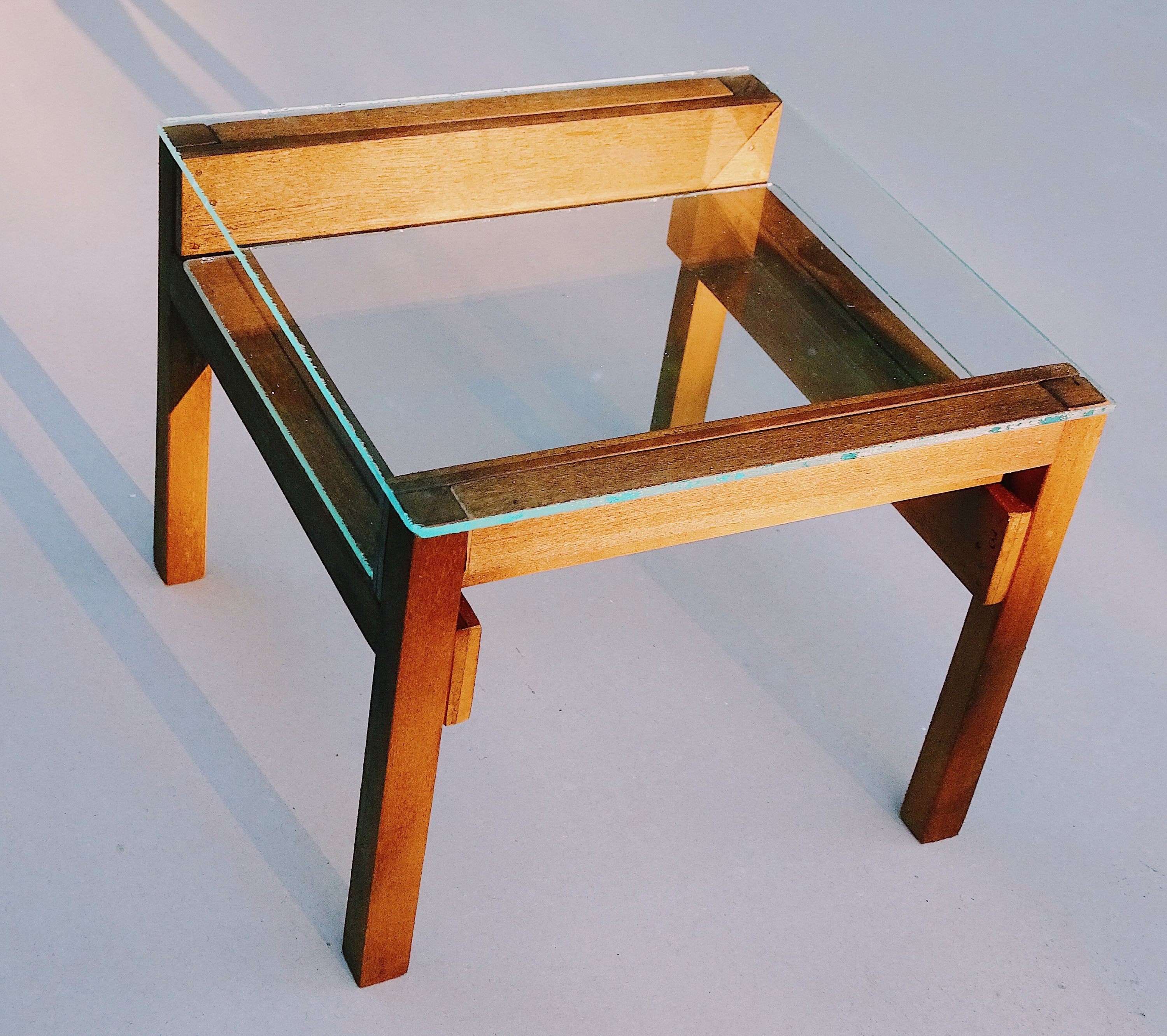 Simple Glass Tabletop Patio Table DIY Plan - Etsy