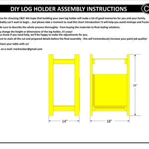 Rustic Fireplace Log Holder DIY Plan - Etsy