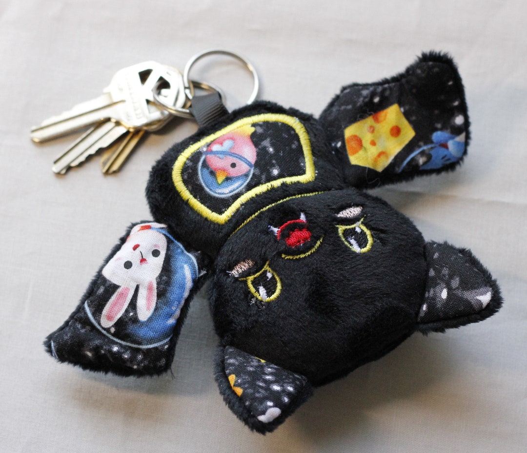 Bat Plush Keychain, Kawaii Keychains for Women, Plush Ornament, Cute ...