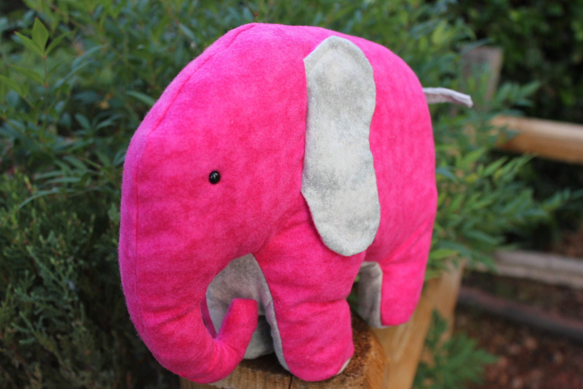Pink Plushie Elephant Stuffed Animal for Toddlers Stuffed - Etsy