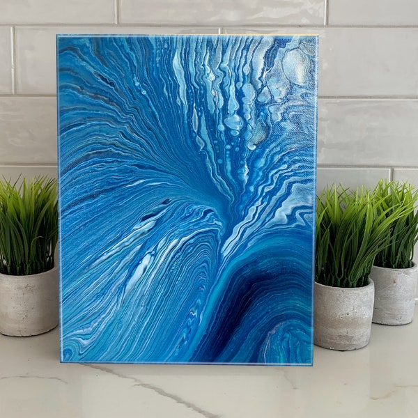 Paint Pouring Artwork - Etsy