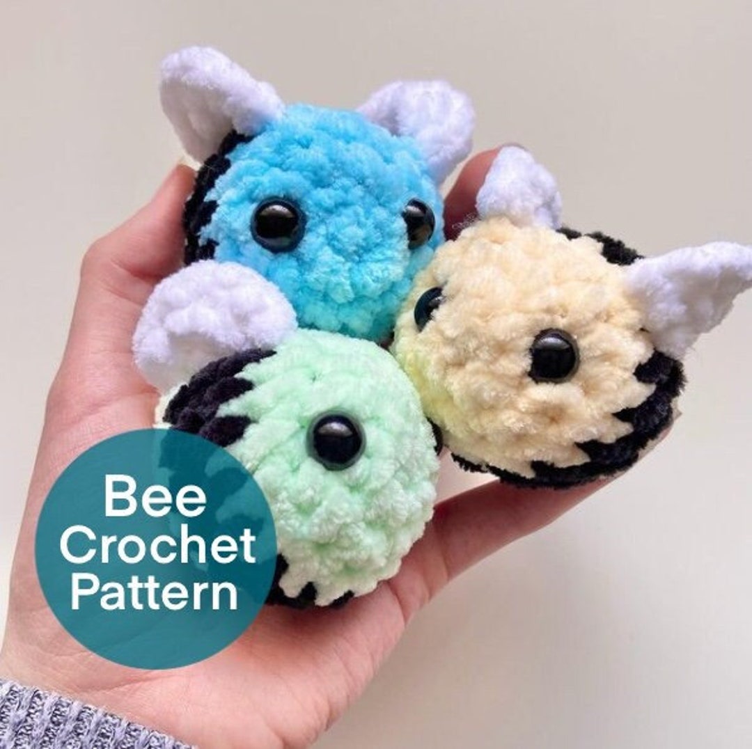 Mini Bee Crochet Pattern Easy Crochet Pattern Beginner - Etsy