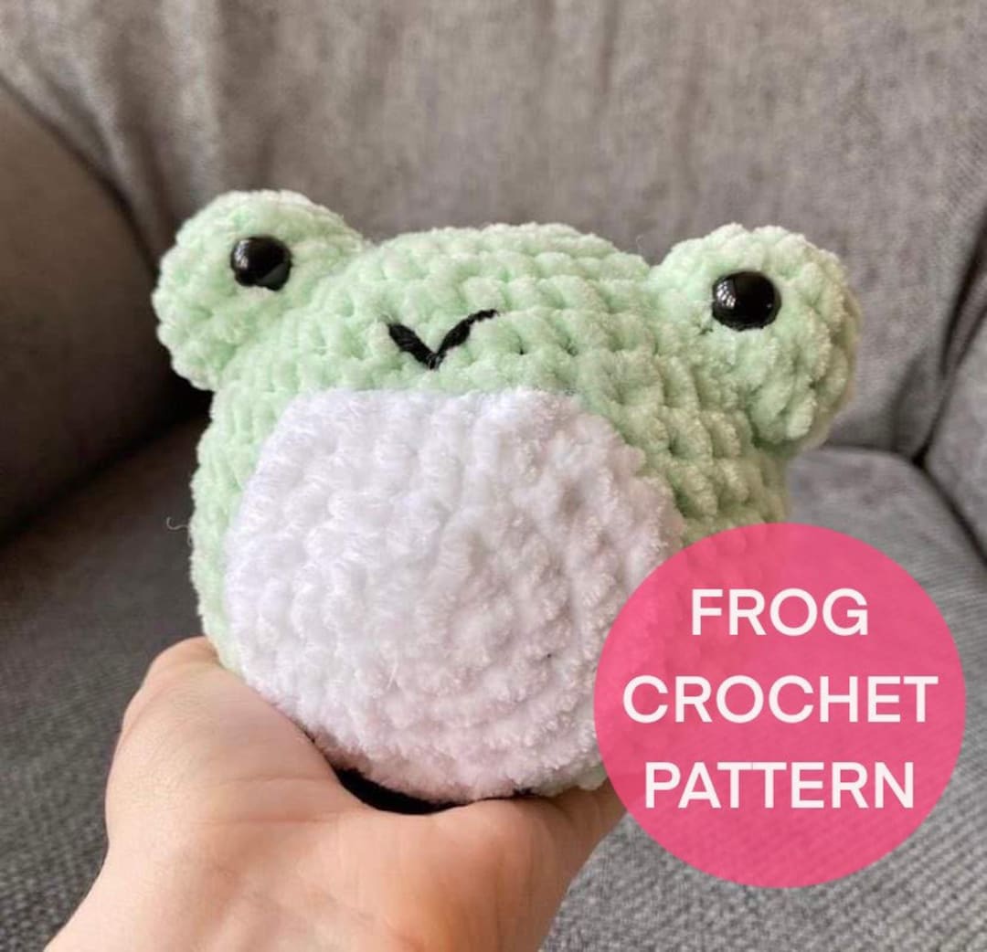 Frog Crochet Pattern, PDF Pattern, Digital Download, Easy Crochet ...