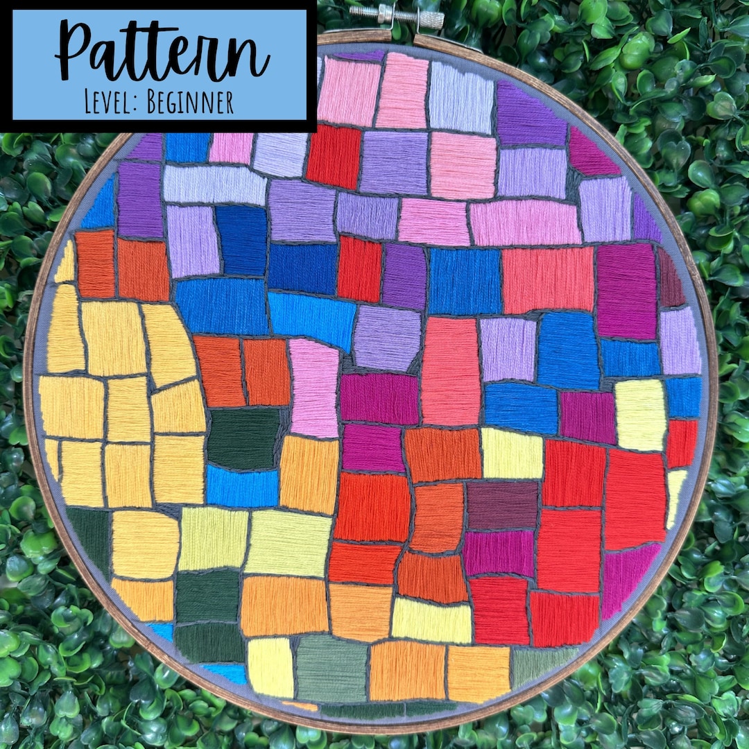 Embroidery Pattern. Mosaic Tile. Cultural Embroidery Modern. Tile ...