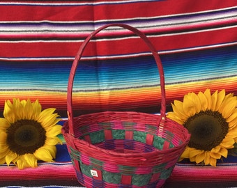 Mexican Woven Basket | Etsy