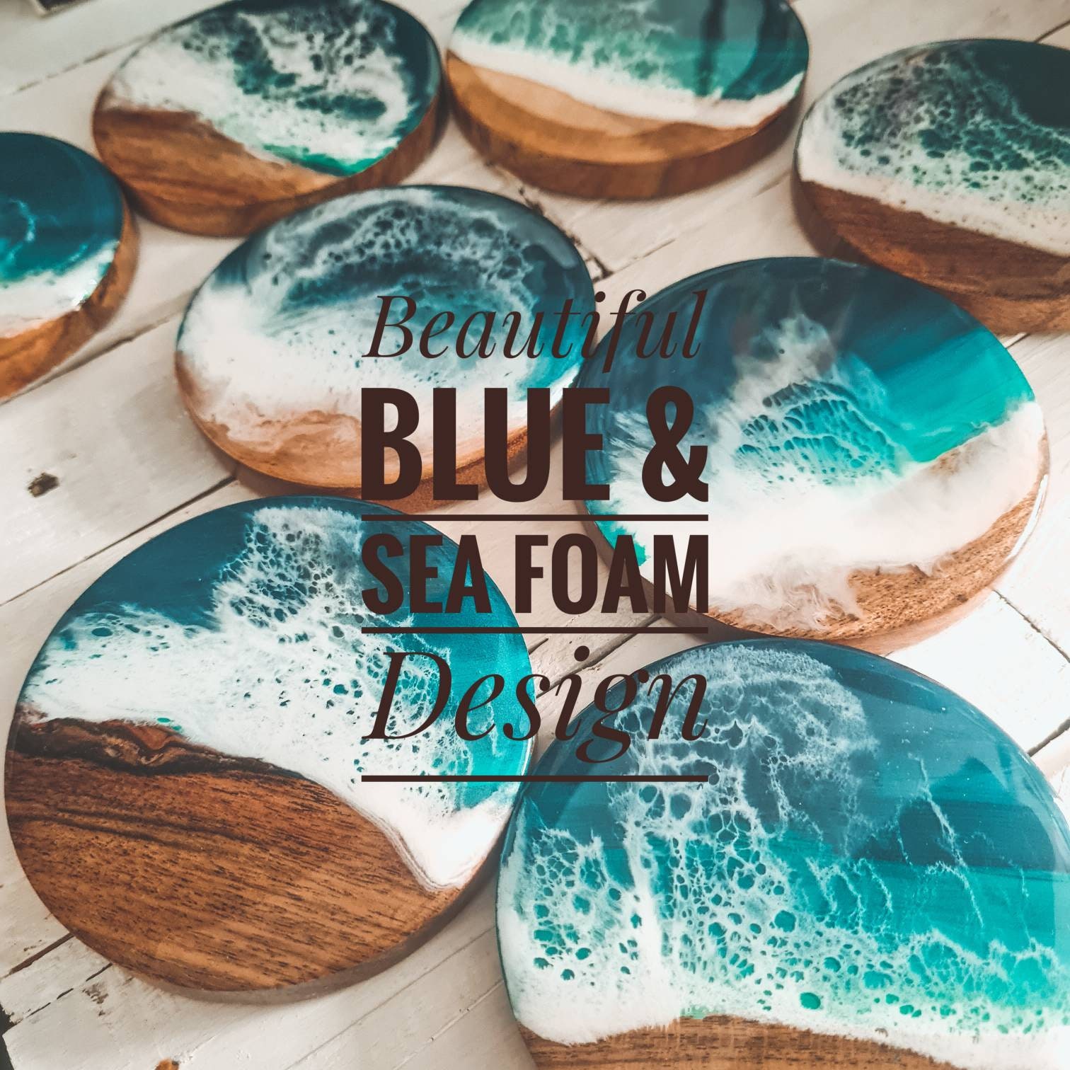Stunning Ocean Coasters Ocean Gifts Unique Coasters Resin - Etsy UK
