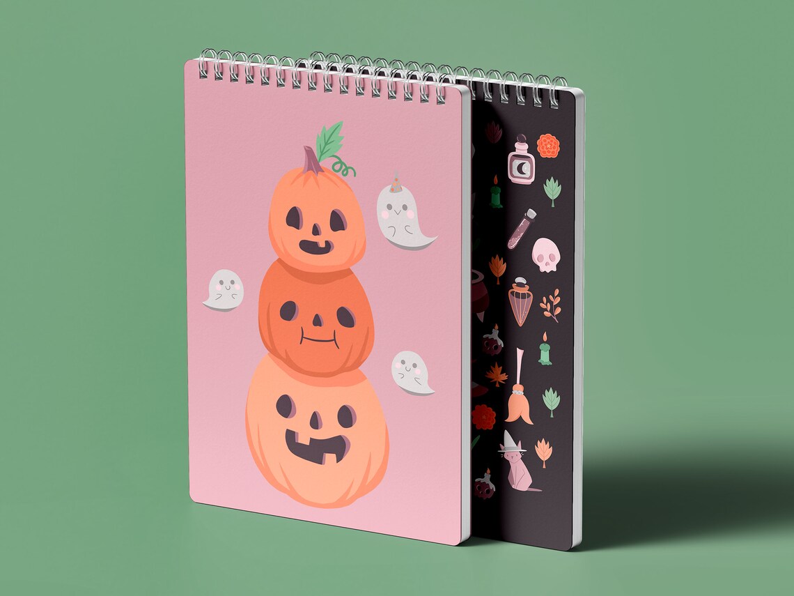 Halloween Clipart Set Cute Halloween Illustrations Halloween - Etsy