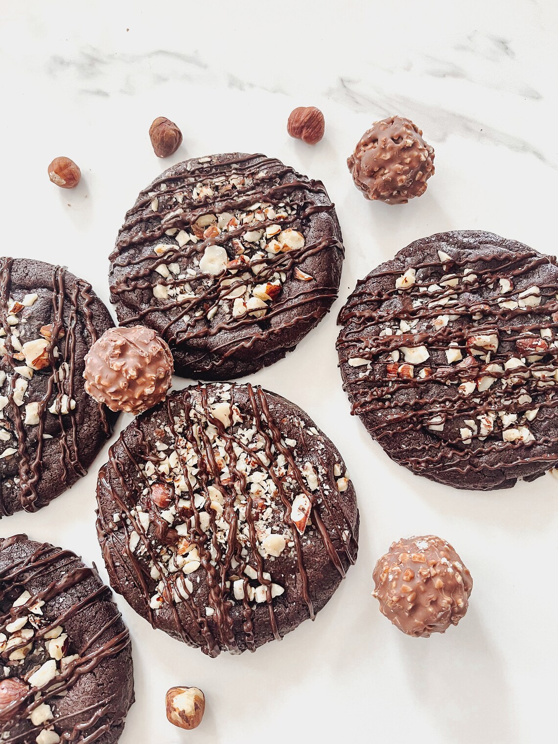 Ferrero Rocher Cookies - Nutella Stuffed Cookies - Etsy