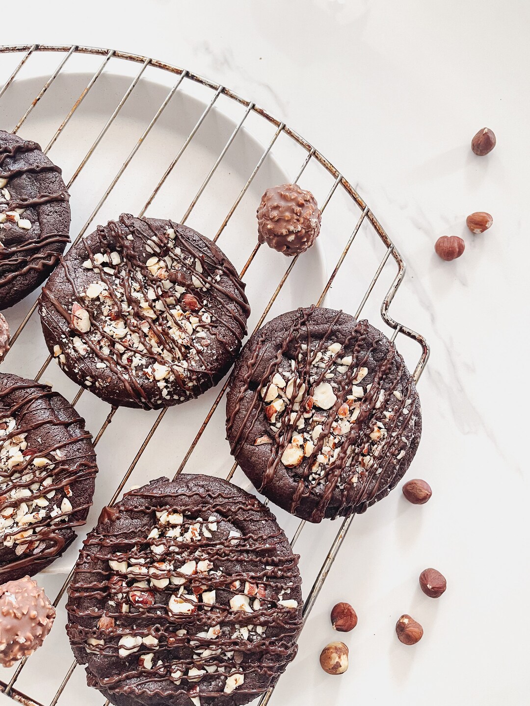 Ferrero Rocher Cookies - Nutella Stuffed Cookies - Etsy
