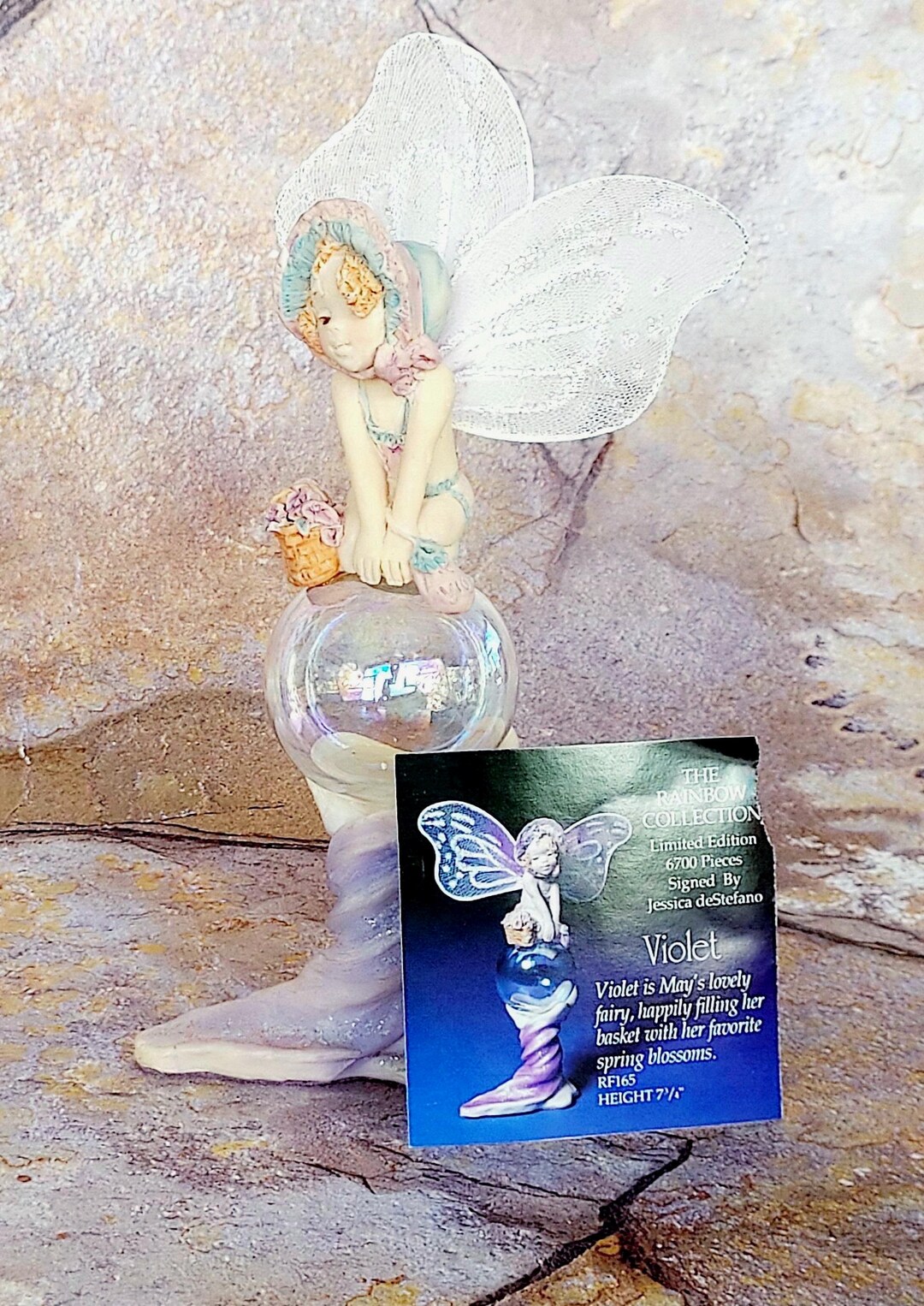 Rawcliffe Bubble Fairy, Violet Fairy, Vintage Fairy Figurine, Collectible Fairies - Etsy