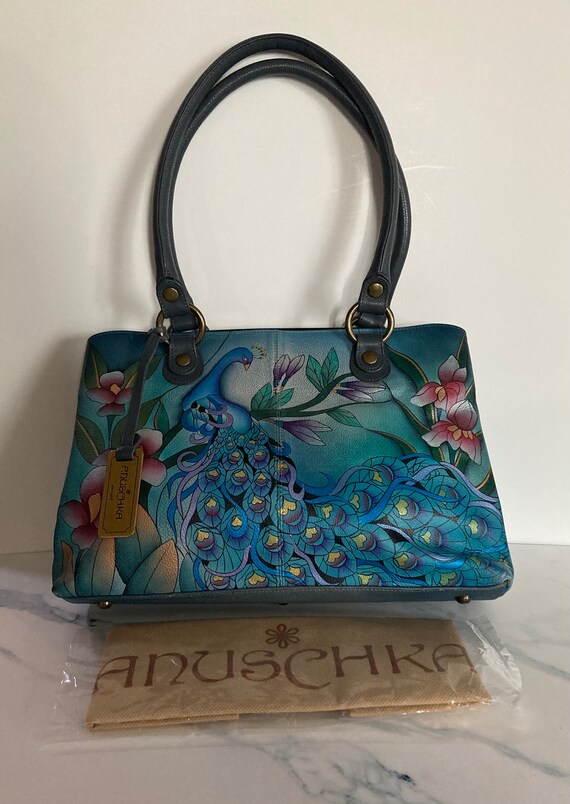 anuschka peacock zip - Gem