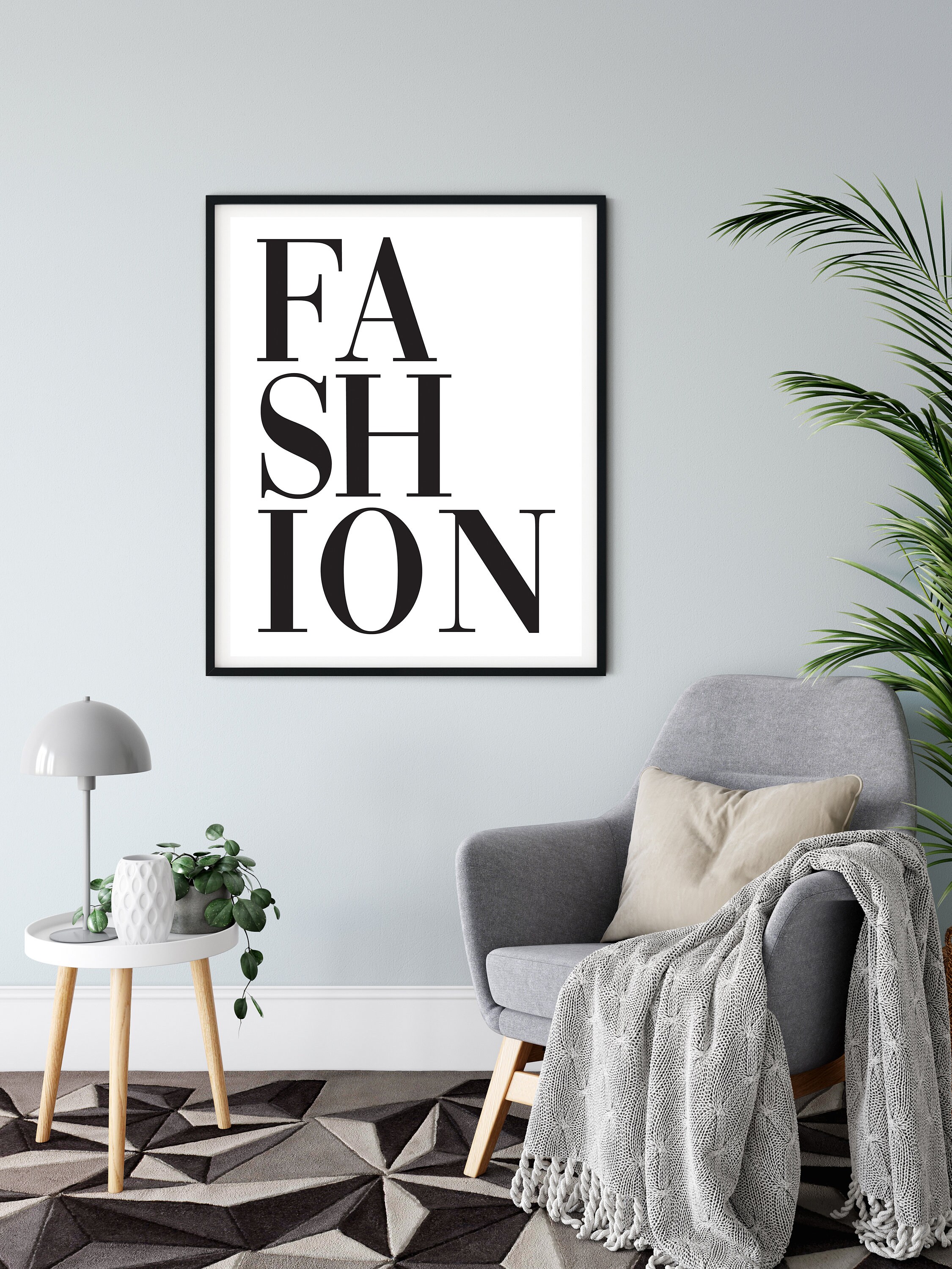 Fashion Fashion Poster Fashion Print Fashion Quotes | Etsy