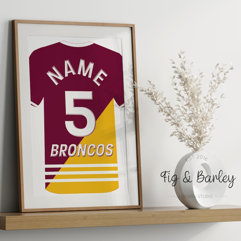 Brisbane Broncos Poster - Etsy Australia