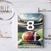 NFL Birthday Party Invitation: Football Theme, Kids Digital Invite (5x7 ...