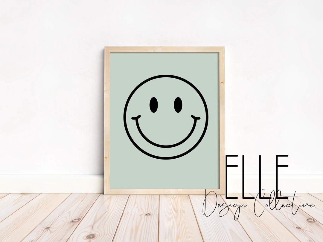 Smiley Face, Neutral Nursery Decor (digital Download) - Etsy Australia
