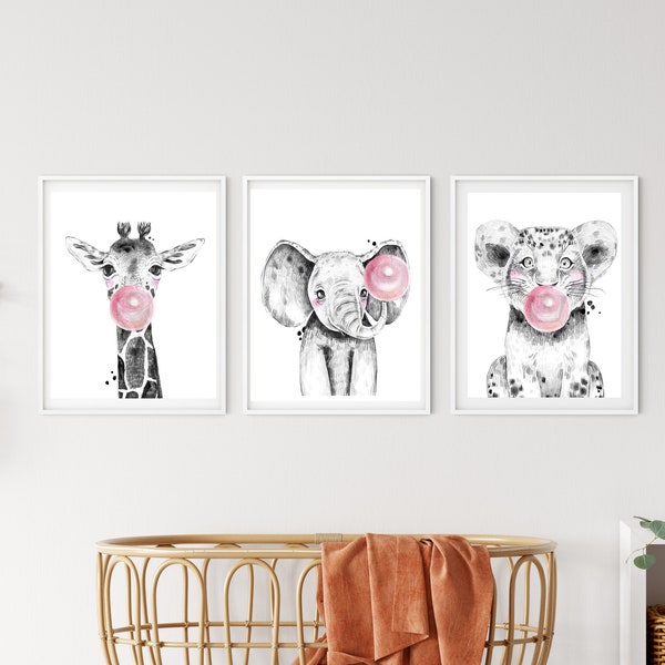 Giraffe Elephant - Etsy