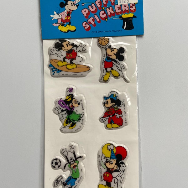 Vintage Puffy Stickers - Etsy