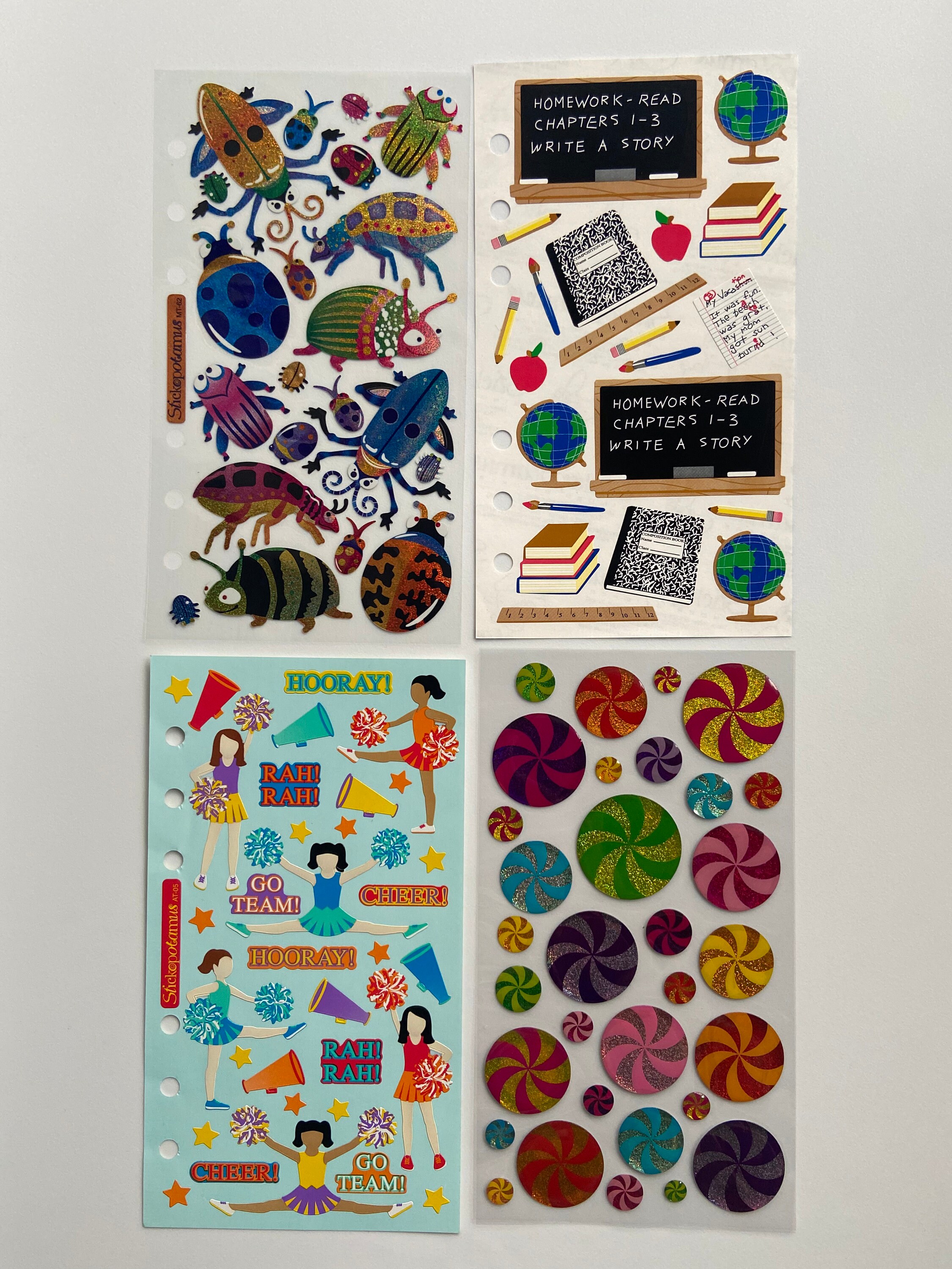 Stickopotamus Sticker Mix-10 Sheets - Etsy