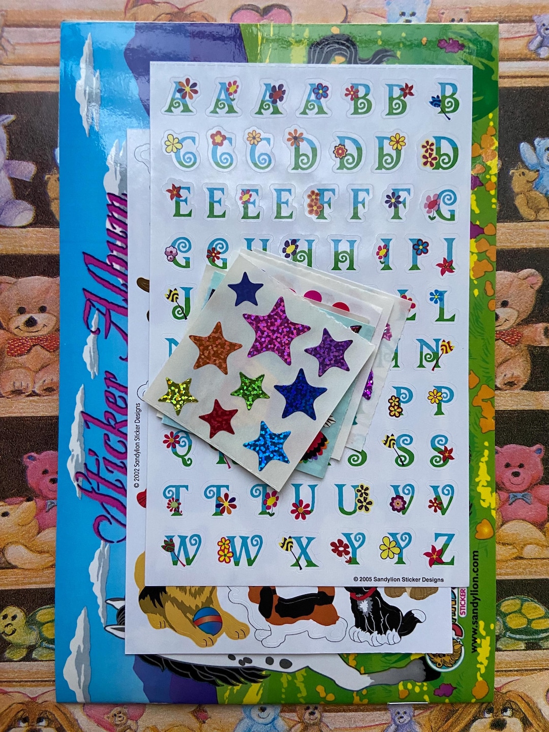 Sandylion Sticker Album With Six Mods & Two Sticker Sheets - Etsy