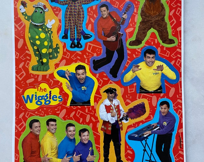 The Wiggles Sticker Sheet - Etsy