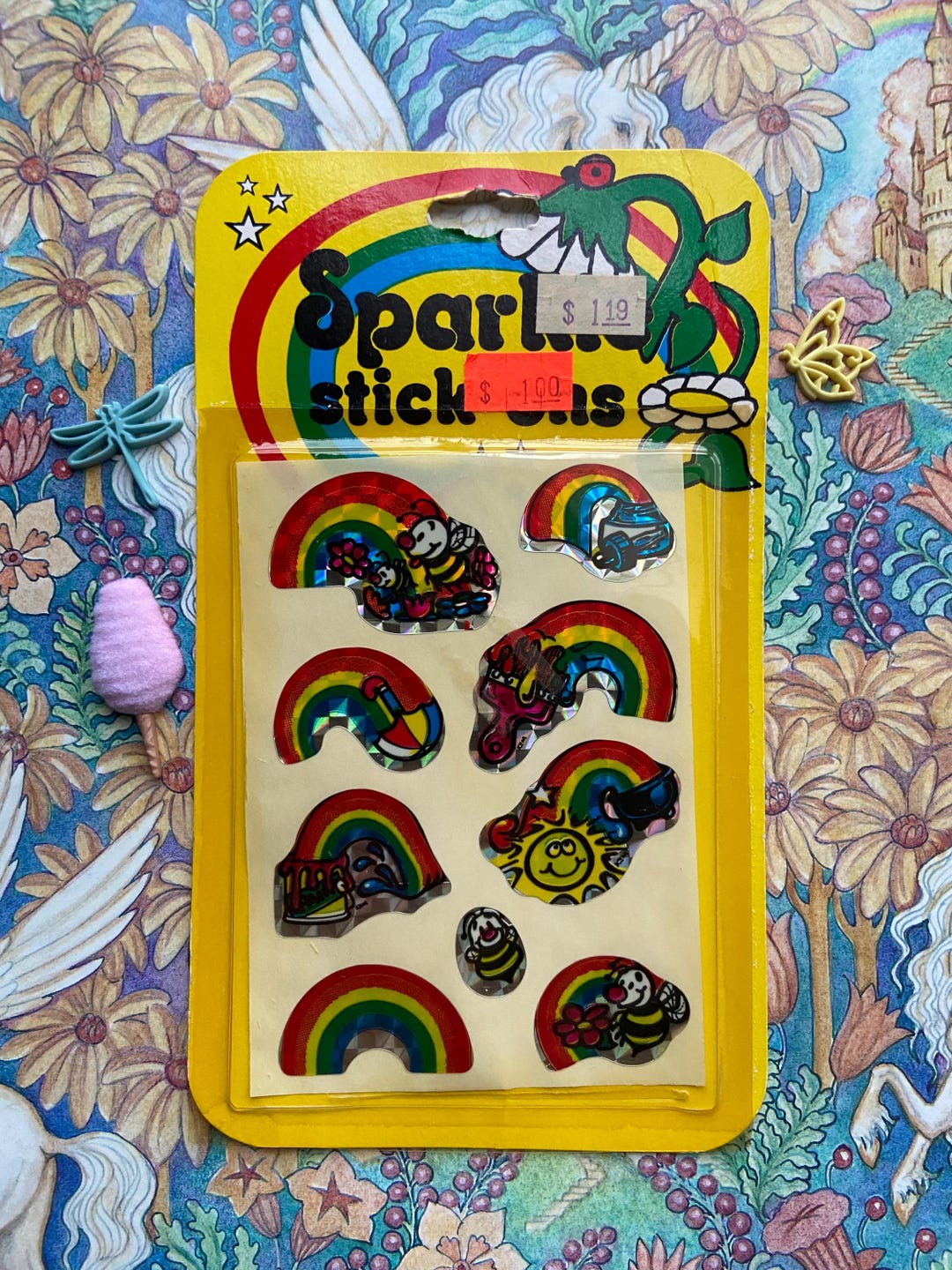 Sealed 1980s Prism Sticker Square - Etsy