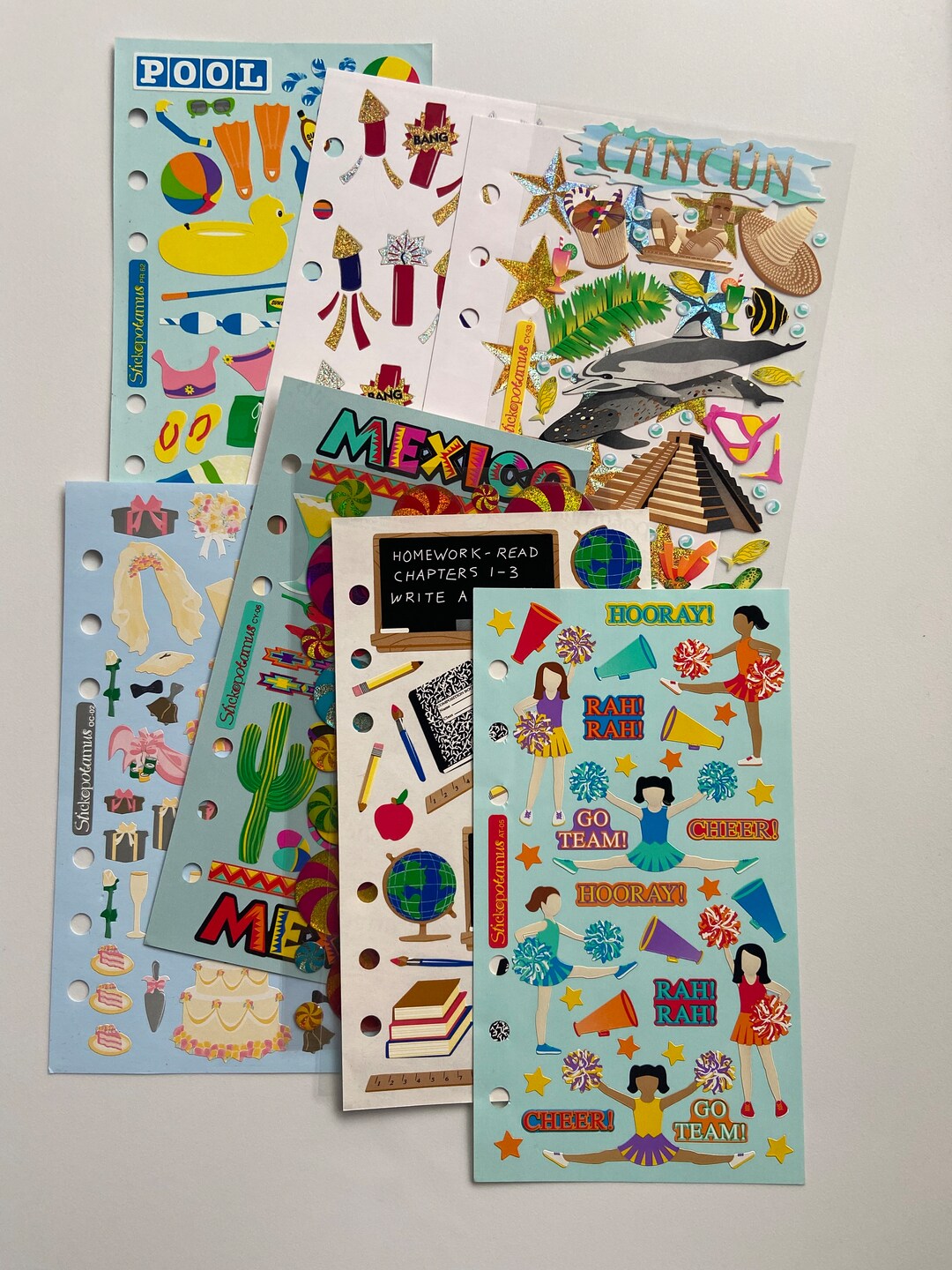 Stickopotamus Sticker Mix-10 Sheets - Etsy