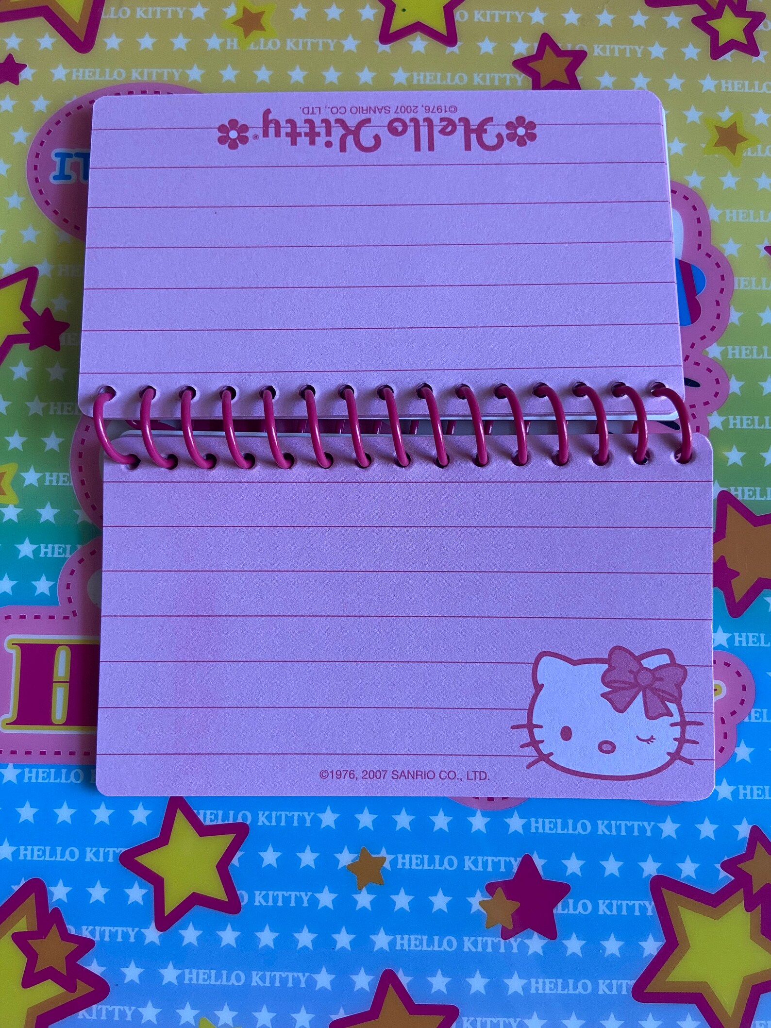 Hello Kitty 2007 Mini Notepad - Etsy