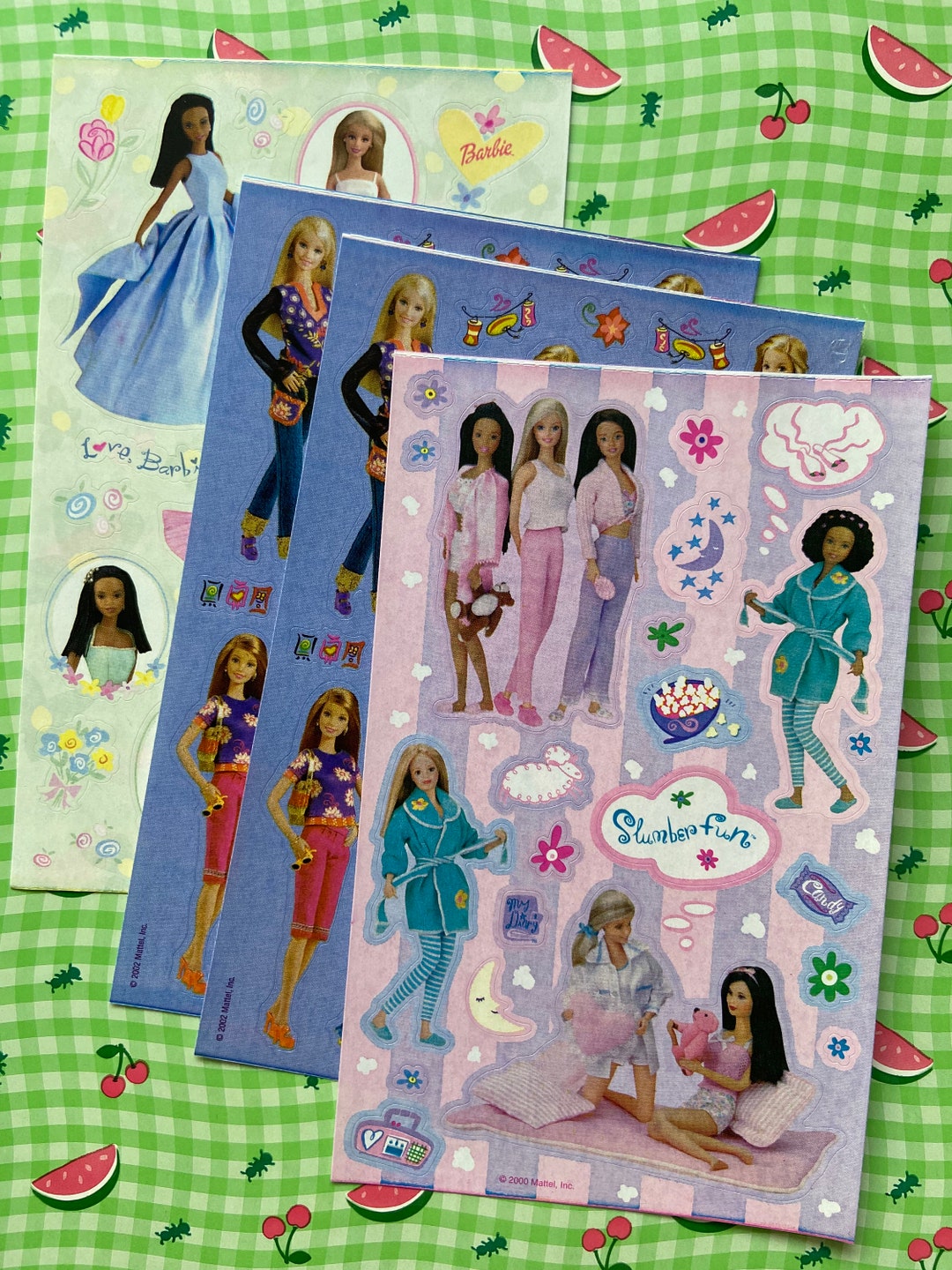 Sandylion Barbie Sticker Sheets 4 Sheets - Etsy