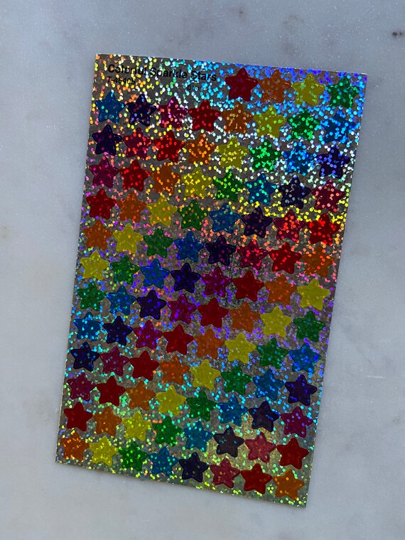 Sparkle Star Stickers - Etsy