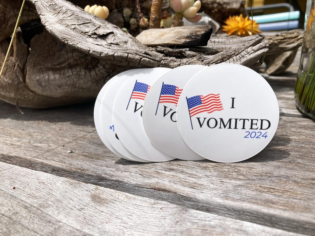 I Vomited- 5 Sticker Pack - Etsy