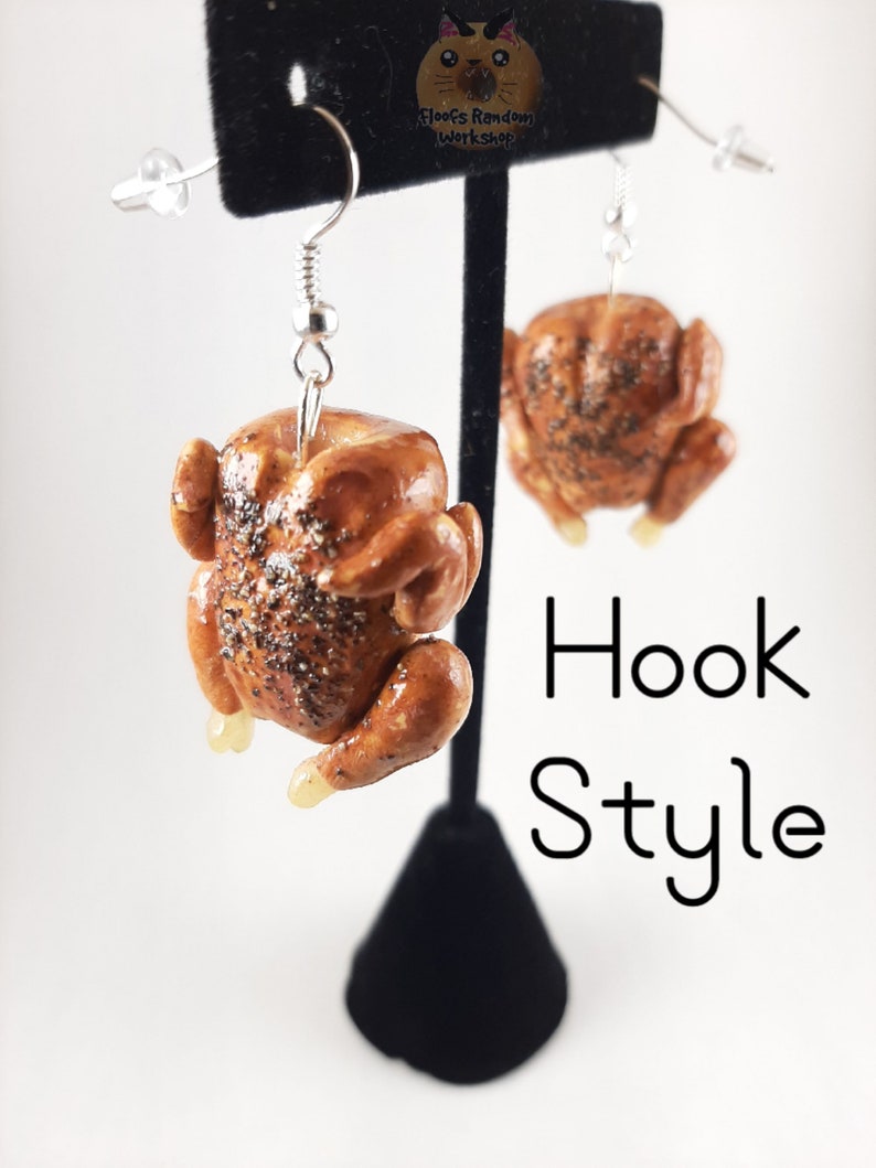 Polymer Clay Turkey Earrings, Thanksgiving Earrings, Thanksgiving ...