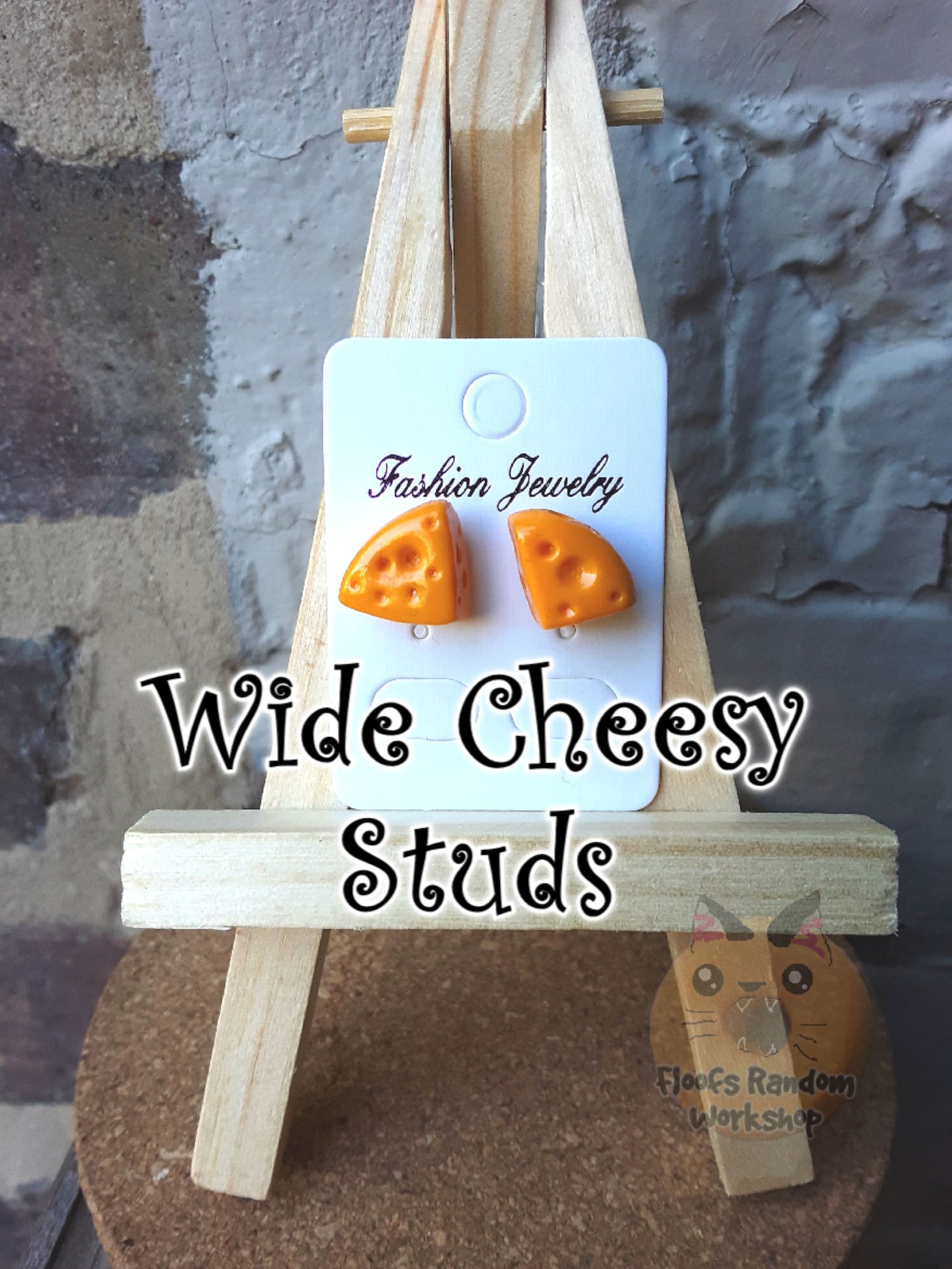 Cheese Wedge Charms, Cheese Wedge Dangle Earrings, Cheese Wedge Stud ...