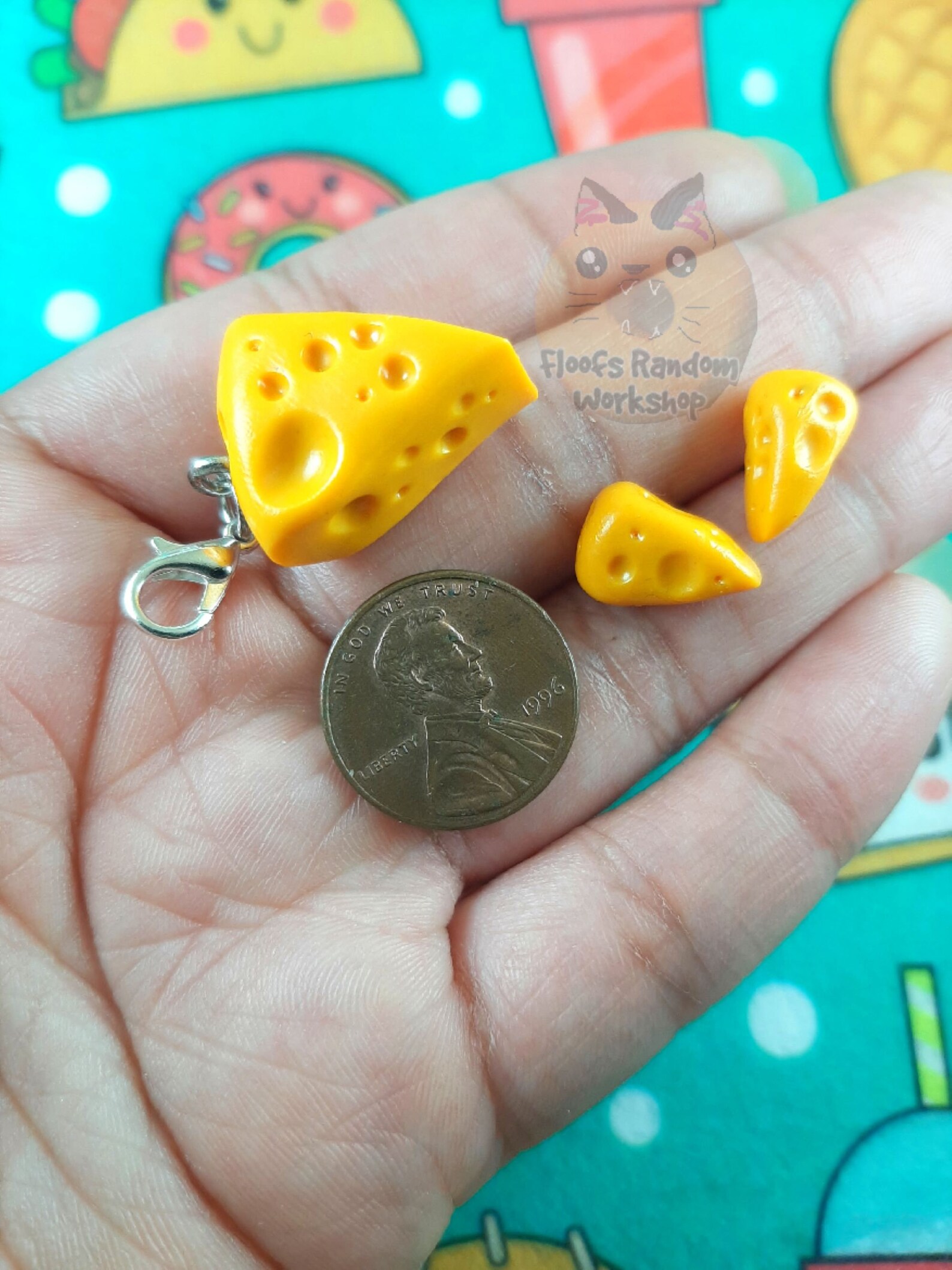 Cheese Wedge Charms, Cheese Wedge Dangle Earrings, Cheese Wedge Stud ...