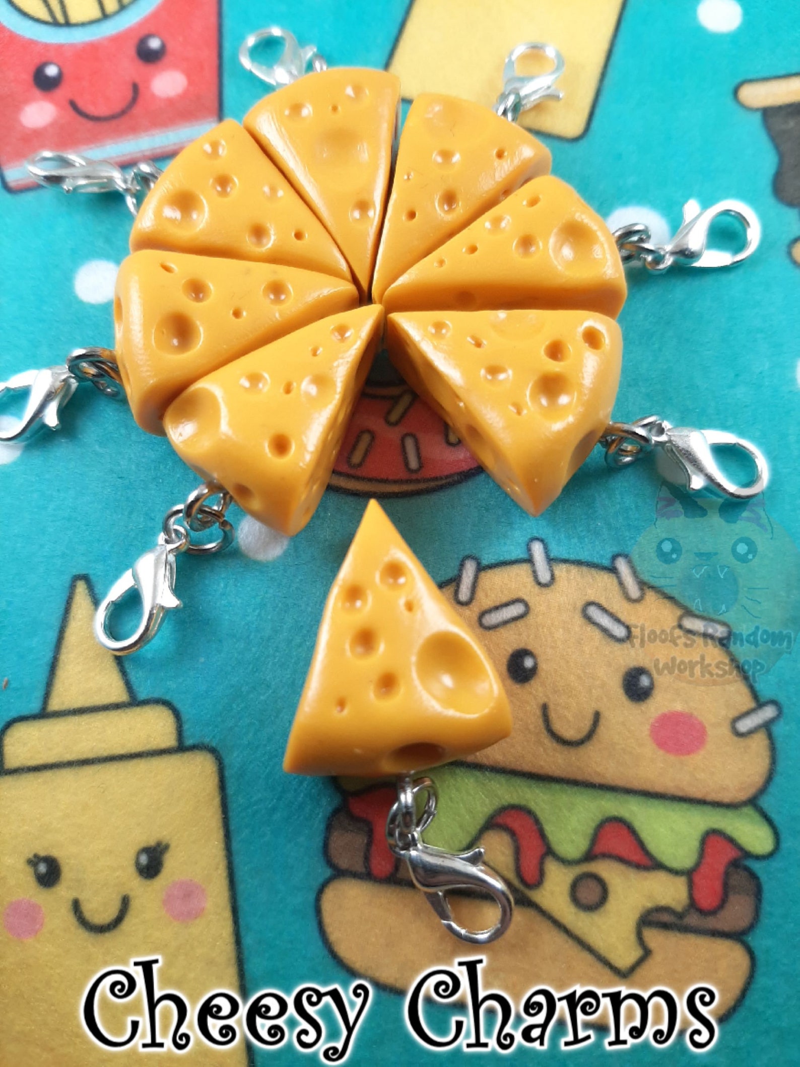 Cheese Wedge Charms, Cheese Wedge Dangle Earrings, Cheese Wedge Stud ...