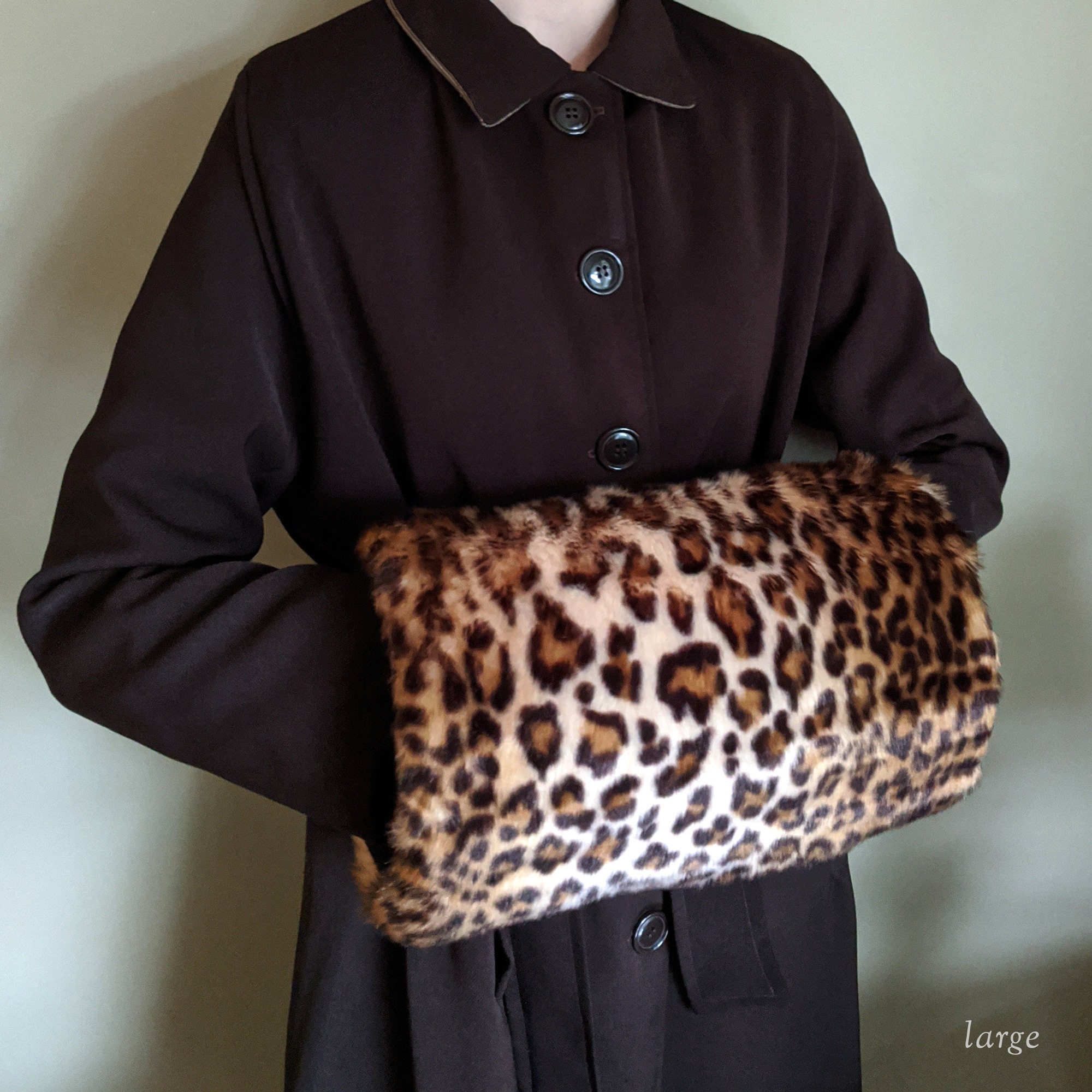 Hand Muff Hand Warmer Soft Faux Fur White Black Beige - Etsy