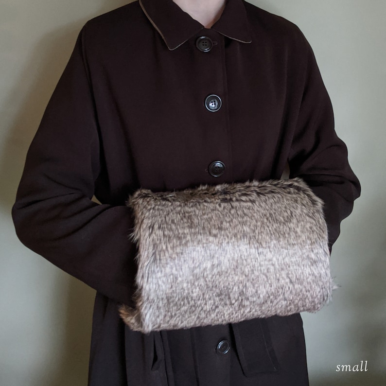 Hand Muff Hand Warmer Soft Faux Fur White Black Beige - Etsy