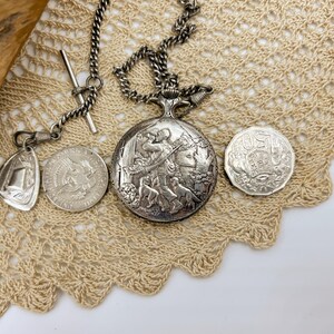 60s/70s Coronet Full Hunter Pocket Watch 17 Jewels Swiss Made ...