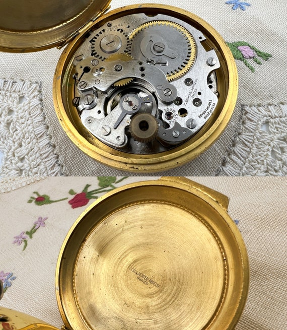 Kramer 17 Jewels Swiss Made Pocket Watch Opens To Bec… - Gem