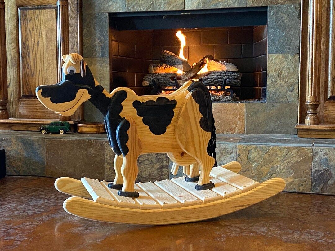 Rocking Cow - Etsy